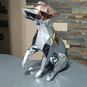 Human Skull Low Poly Paper Model Template - Etsy