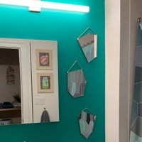 Geo Rock Shape Mirrors (4 Shapes) - Mirror Hanging, Modern Stained ...