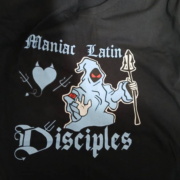 Maniac Latin Disciples Nation Shirt - 90s Oldschool Theme MLD Design ...