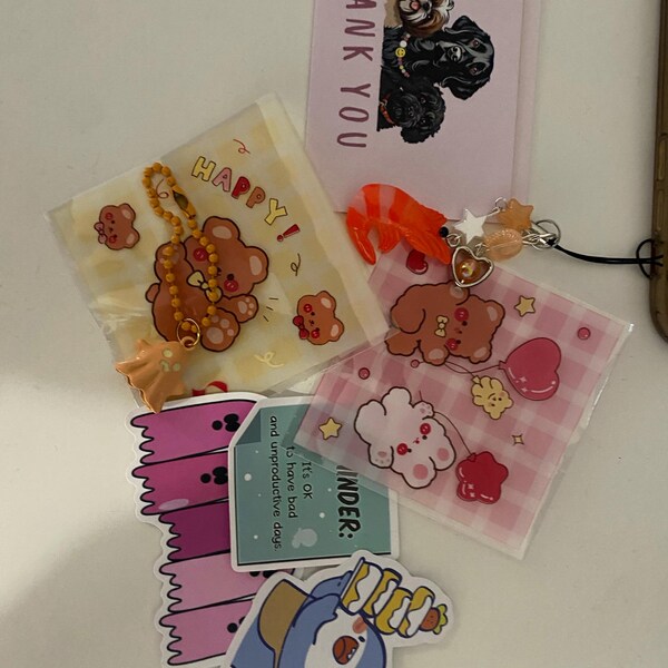 Handmade Cow and Milk Bottle Keychain Calf, Strawberry, Milkshake ...