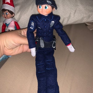 Police and Prisoner Elf Costumes, Elf Outfits, Doll Outfits, Police ...