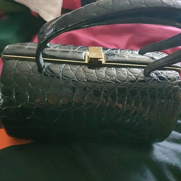 Red Lizard Crossbody Bag, Genuine Lizard Leather Shoulder Bag, Genuine ...