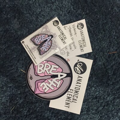 BREATHE Anatomical Lungs Enamel Lapel Pin - Etsy