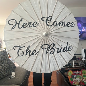 Here Comes the Bride Banner Wedding Sign Ceremony Banner Ringbearer ...
