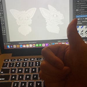 Protogen Furry Reference Sheet / Adoptable Base Kit - Etsy