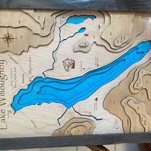 Custom Laser Engraved 3D Map - Etsy