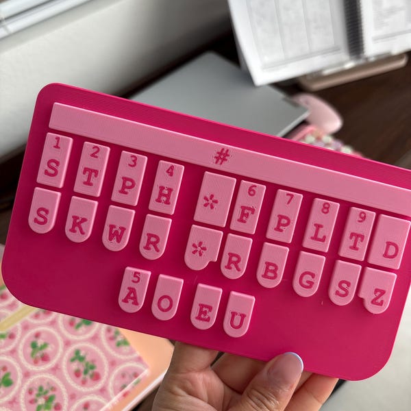 Steno Practice Board With Legend | Included Display Stand | the ...