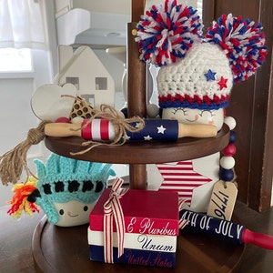 4th of July Statue of Liberty Patriotic Marshmallow Mug Hat - Etsy