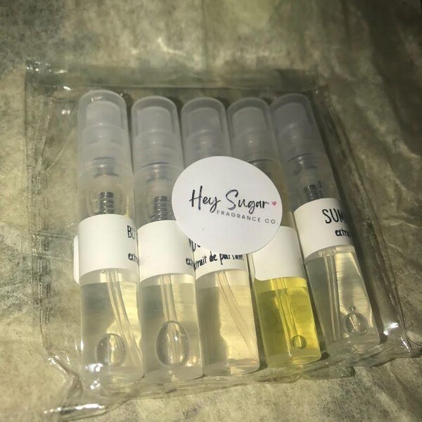 Perfume Samples - Perfume Discovery Set - Five Mini 3 Ml Perfumes ...