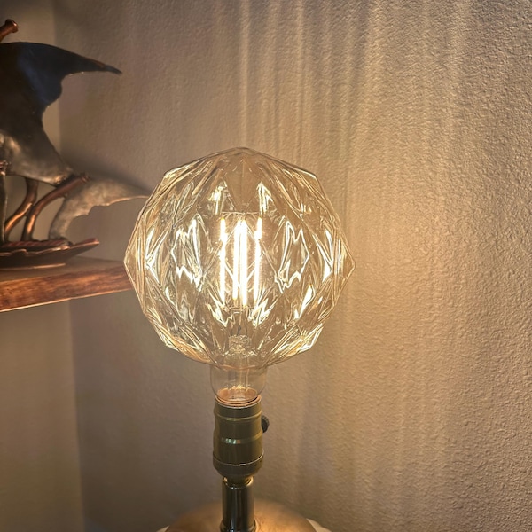 XL Oversized Bulbs - LED Edison Filament E26 Modern Glass Lamp Bulbs ...