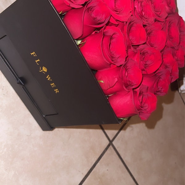 Square Flower Box W/ Drawer #8156 (flowers NOT Included) Available in 3 ...