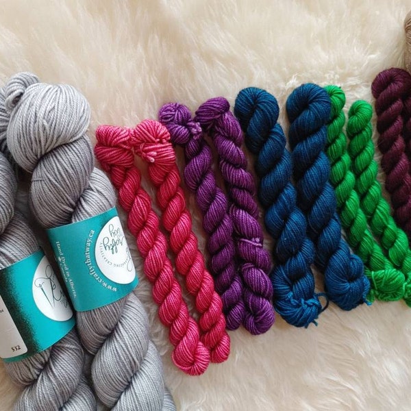 Yarn Cake Cozy, Skein Holder, Yarn Sleeve, Yarn Sock, Winter Knits Yarn ...