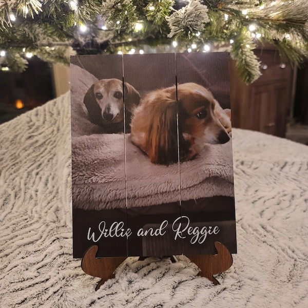 Personalized Wooden Photo Print, Custom Wedding Decor Gift, Bridal ...