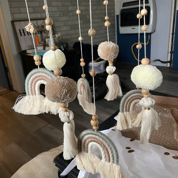 Tassel Banner / Tassel Garland / Macrame Tassel Banner / Bannière à ...