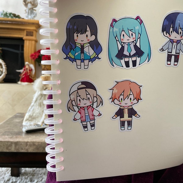 Vivid Bad Squad Chibi Sticker Set (project Sekai) - Etsy