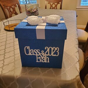 Graduation Card Box-choose Your Colors and Size NOT a Ready to Ship ...