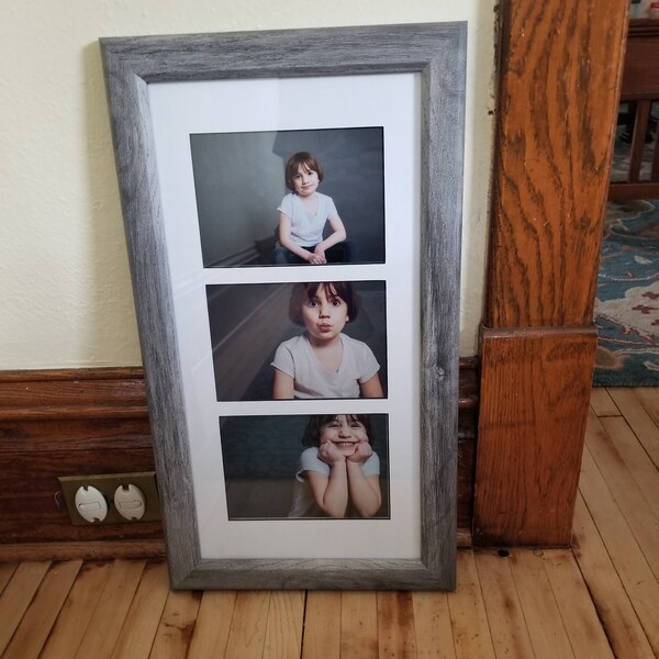 5x7 3 4 5 6 7 8 9 Opening Black Picture Frame With Multi Opening ...