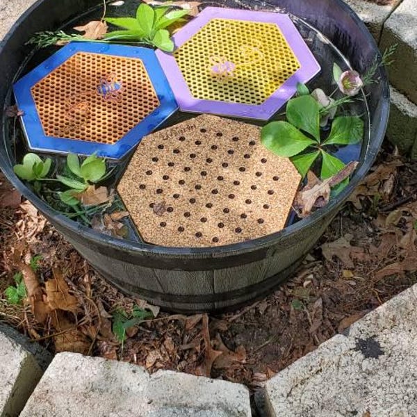 Naturaft Floating Pollinator Island for Bees |eco-friendly Cork Bee ...