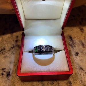 Class Ring for Women , Solitaire Custom Graduation Ring With Roman ...