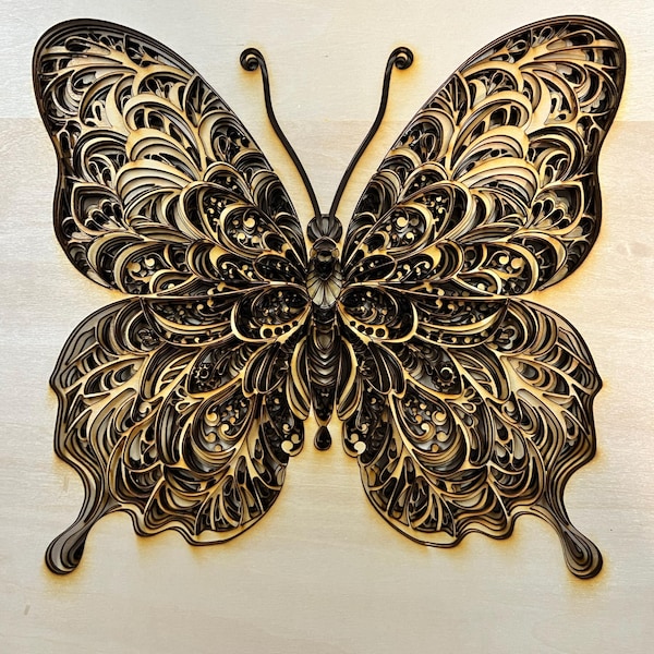 Watch Movement | Laser Cut File for Creating Multilayered 3D Mechanical ...