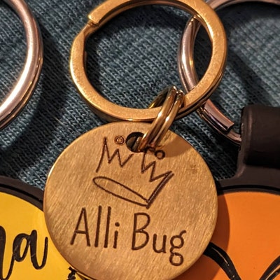 Luxurious Dog Tag With Personalization, Engraved Name ID Tag for Dogs ...