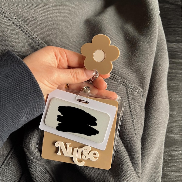 Personalized Badge Backer & Reel for Medical Professional, Teacher ...