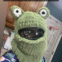 Frog Balaclava, Ski Helmet Mask, Helmet Protector, Balaclava With ...