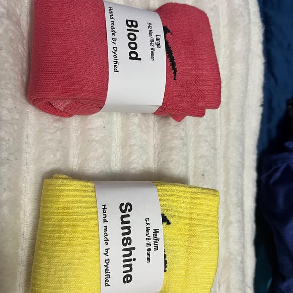 Dyed Nike Socks, Ankle Socks, Dri-fit, Hand Dyed, Casual Socks ...