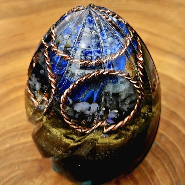 Crystal Orgonite Matrix Dragon, Orgone Healing Art, Spiritual ...