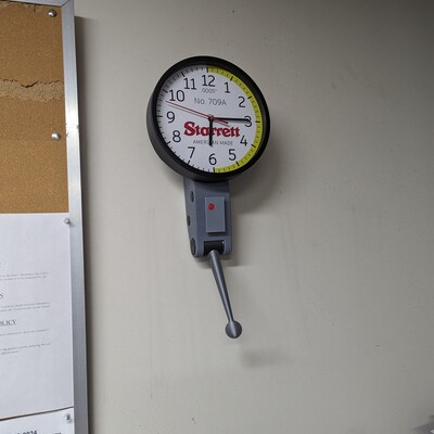 8 Inch Dial Test Indicator Wall Clock, Great Gift for Machinist ...