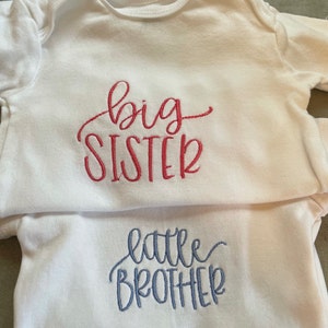 Bundle Little Brother Big Brother Little Sister Big Sister - Etsy