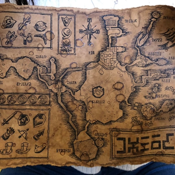 Zelda Map, Termina Map, Hyrule Map, Legend of Zelda, Majoras Mask ...