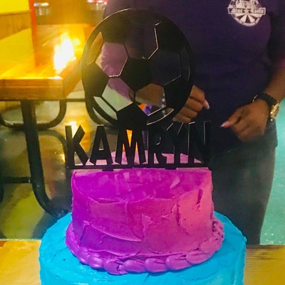 Soccer Cake Topper, Soccer Player, Soccer Birthday Party, Goalkeeper ...