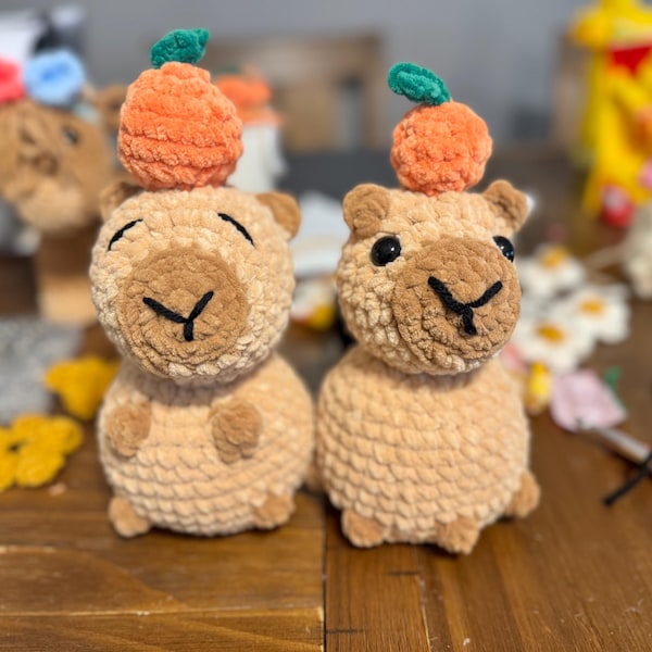 Low Sew Capybara Crochet Pattern (capybara Crochet Pattern, Cute Animal ...