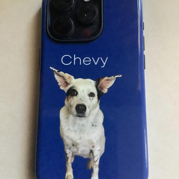Custom Pet Phone Case Using Pet Photo + Name Custom Dog Phone Case Custom Cat Phone Case ...