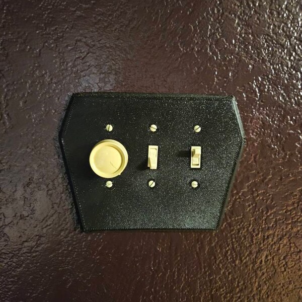 Coffin Light Switch Cover / Gothic Home Decor / Spooky Halloween Switch ...