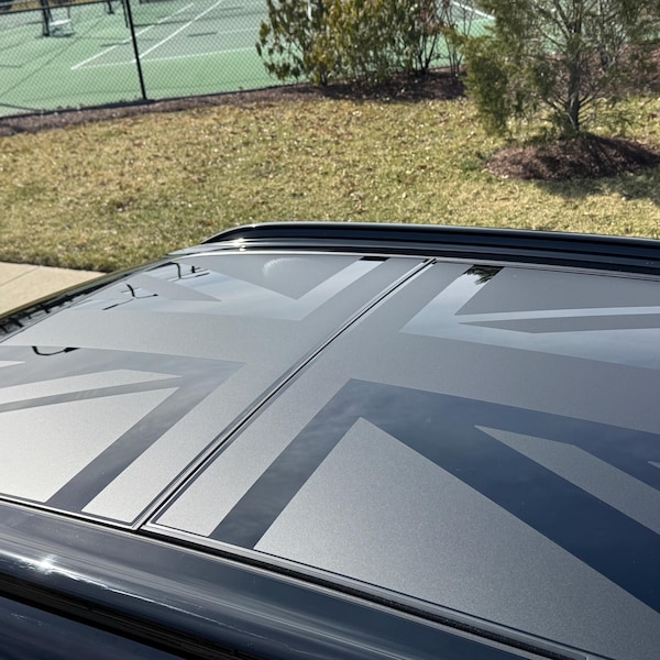 Panoramic Glass Roof Union Jack Graphics to Fit Mini U25 Countryman JCW ...
