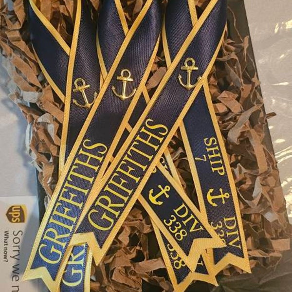 NAVY Ribbon - US Navy Graduation - Etsy