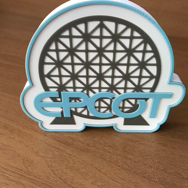 Disney's Epcot Sign - Etsy