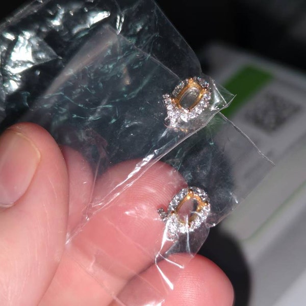 Blank Jewelry Ring Settings Silver 925. DIY Solid Silver Ring Empty Setting. US Size #7.#8.#9 ...