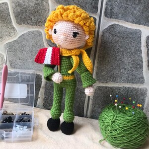 The Little Prince Crochet Doll Pattern, Amigurumi Doll Pattern, Little ...