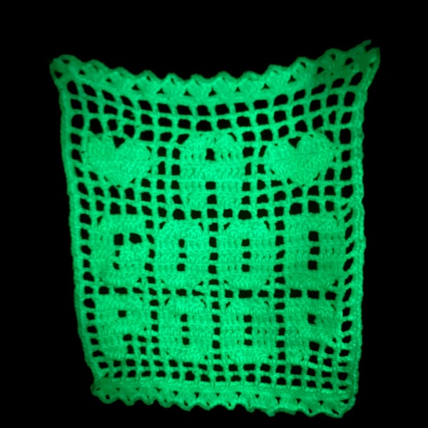 Fricken Bats Filet Crochet Doily Pattern - Etsy