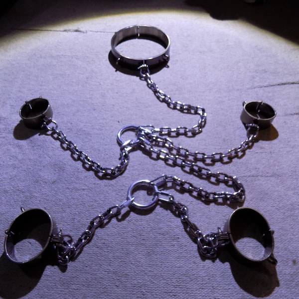 Fiddle, Pillory, Cangue, Rigid Steel Restraint for Neck and Wrists ...