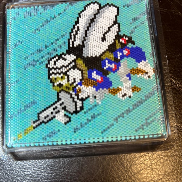 Pacific Northwest Marine Animal Even Count Peyote Coaster Patterns *SET ...