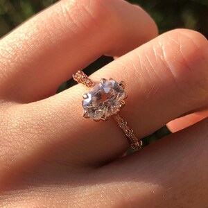 Unique Engagement Ring Boho Engagement Ring Gemstone | Etsy