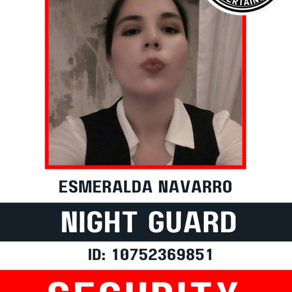 FNAF Five Nights at Freddy's Security ID Badge Cosplay Costume Name Tag ...