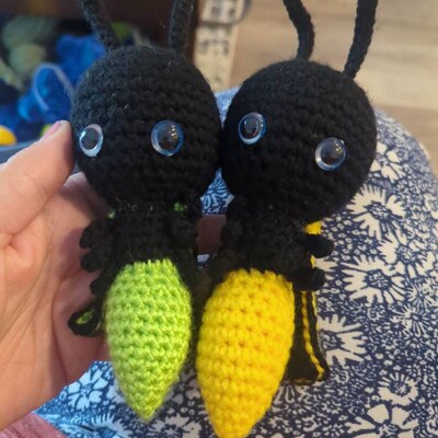 PATTERN: Flicker the Firefly Crochet Firefly Pattern Amigurumi ...