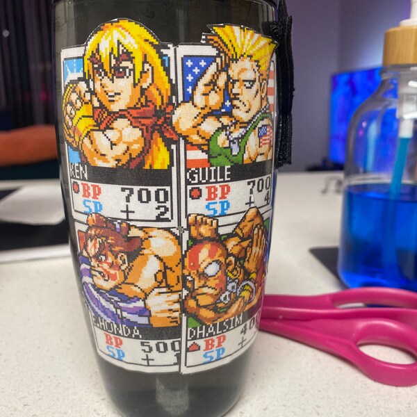 Street Fighter 2 | Card Fighters - Set 1 | Vinyl Stickers | Laptop ...