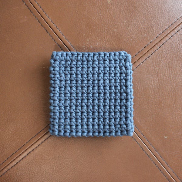 Modern Coaster Crochet Pattern Round - Etsy