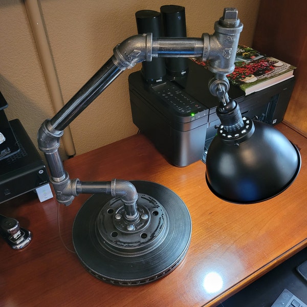 DIY Industrial Lamp Base, DIY Steampunk Lamp Base, Lamp Base, DIY Pipe ...